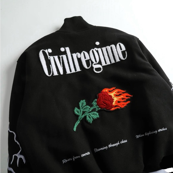 Civil Regime | Jackets & Coats | Civil Regime Night Strikes Varsity ...